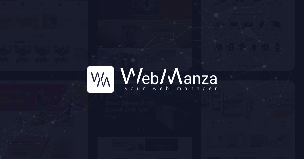 Pricing | WebManza - Your web manager